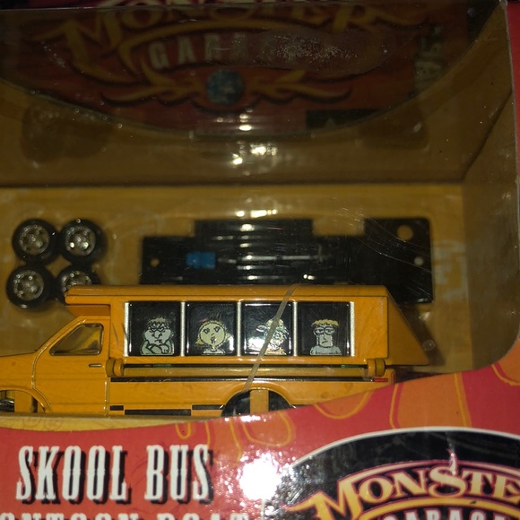 Toys | Monster Garage Skool Bus Pontoon Boat Diecast Model Kit | Poshmark